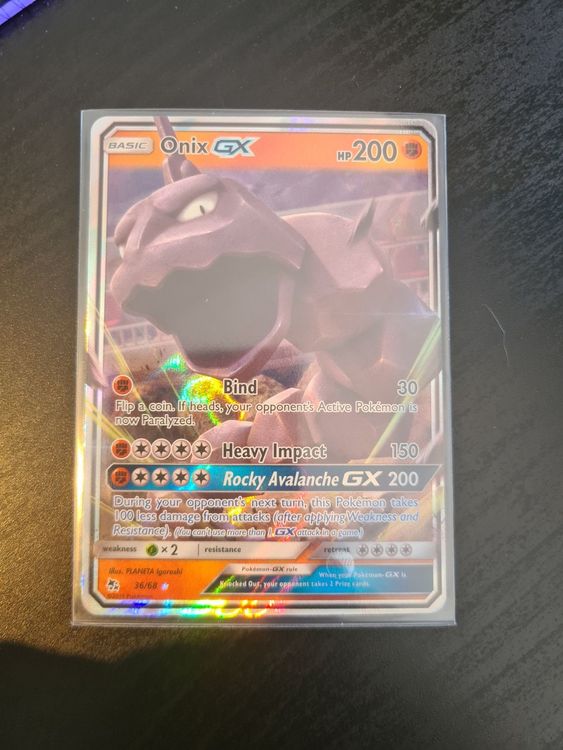 Pokemon Onix GX | Kaufen auf Ricardo