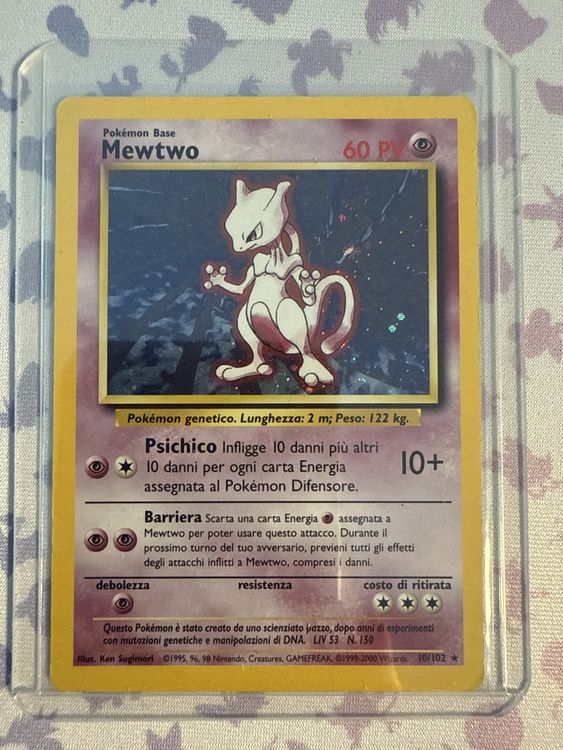Pokémon Mewtwo Set Base Ita 10/102 (Gebraucht) in Brione (Verzasca) für ...