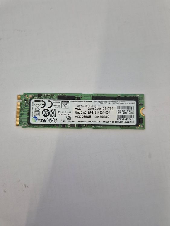 SSD Samsung, 256GB, M2, NVMe | Kaufen auf Ricardo