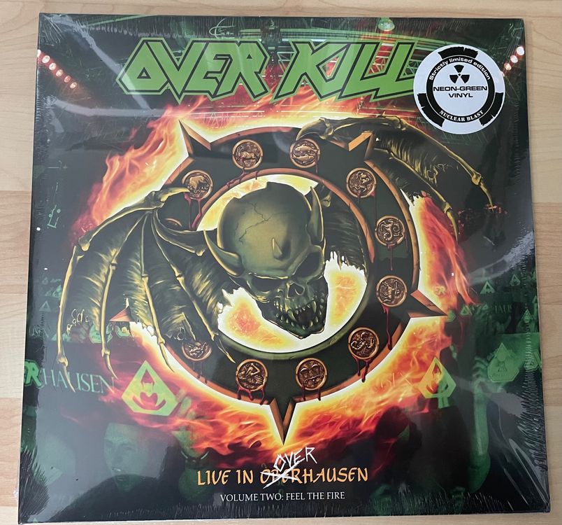 Overkill Live In Overhausen Feel The Fire Vinyl Lp Green 300 | Kaufen ...