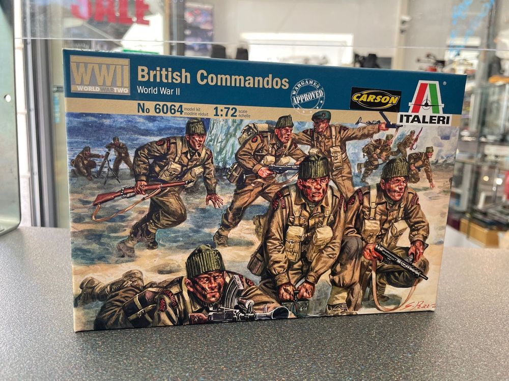 Italeri 1:72 6064 British Commandos Figures (Neu und originalverpackt) in Chiasso für CHF 12.5 ...