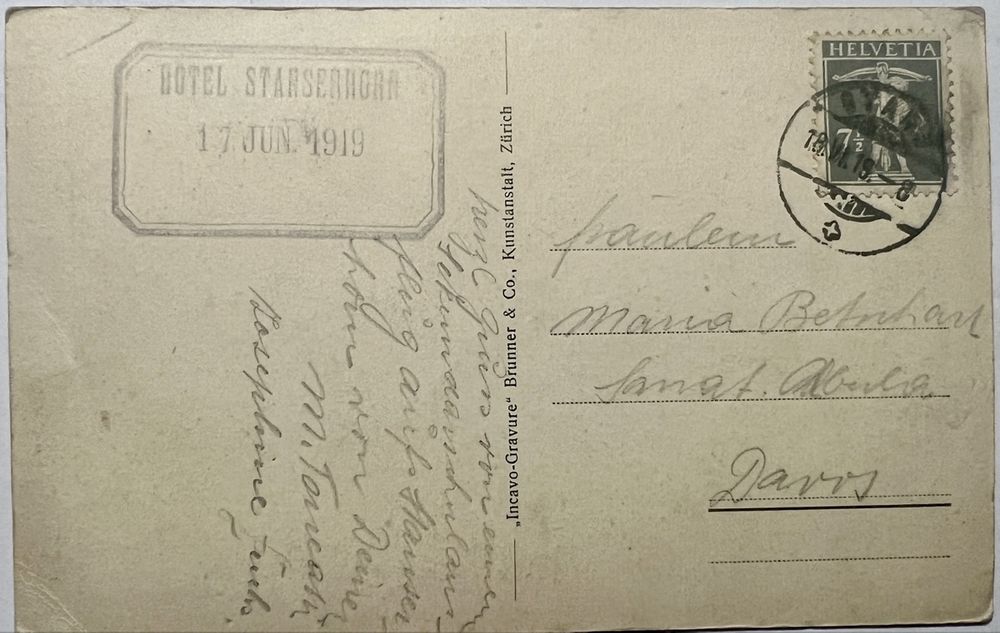 Alte AK Stanserhorn,Sarnersee und Tal von OW gelaufen 1919. (Gebraucht ...