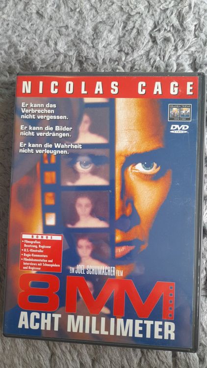8 MM ACHT MILLIMETER DVD (Gebraucht) in Wetzikon ZH für CHF 1 – mit Lieferung auf Ricardo kaufen