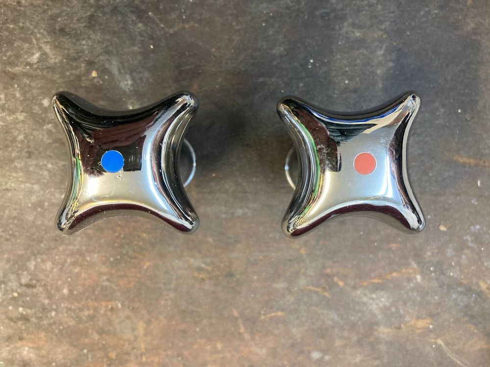 Oederlin Hahnenoberteile mit Griffe "gross" - 1950er Jahre (Neu (gemäss ...