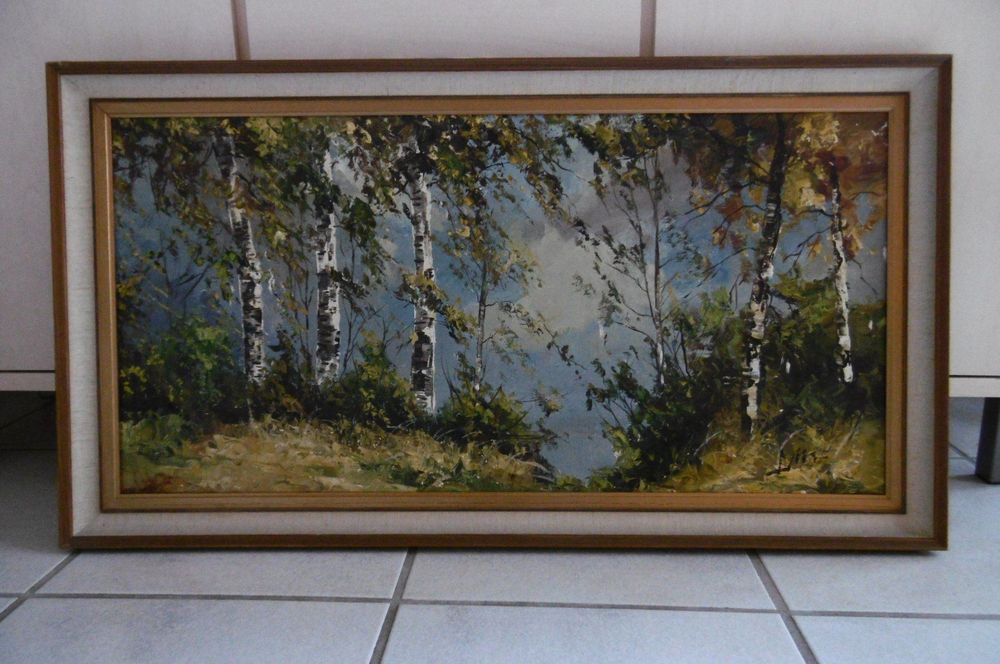 Birkenwald im hohen Norden Oelgemälde (Gebraucht) in Balsthal für CHF 39 – mit Lieferung auf ...