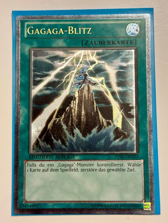 Yu-Gi-Oh! / Gagaga-Blitz / Ultimate Rare / ZTIN-DEV03 (Neu und originalverpackt) in Lauerz für ...
