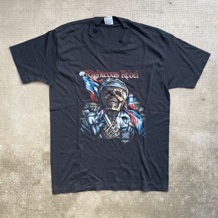 Vintage 1990 3D emblem righteous rebel T-shirt (Gebraucht) in Genève ...