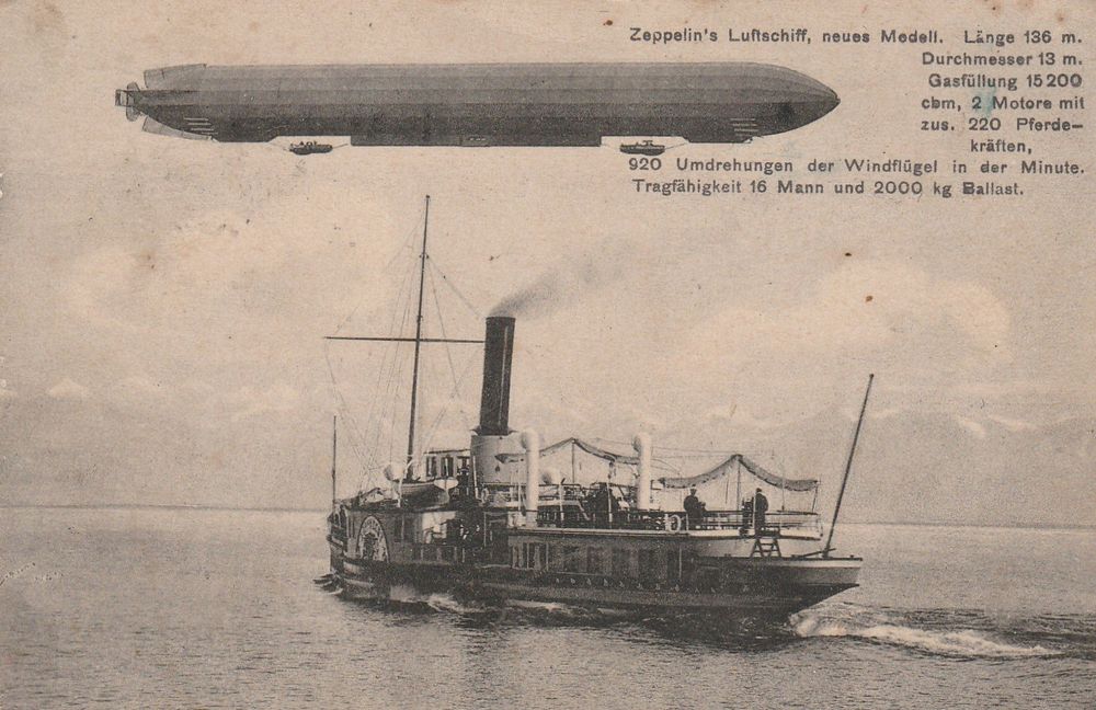 Zeppelin mit Schiff (Gebraucht) in Rorschacherberg für CHF 6 – mit Lieferung auf Ricardo kaufen