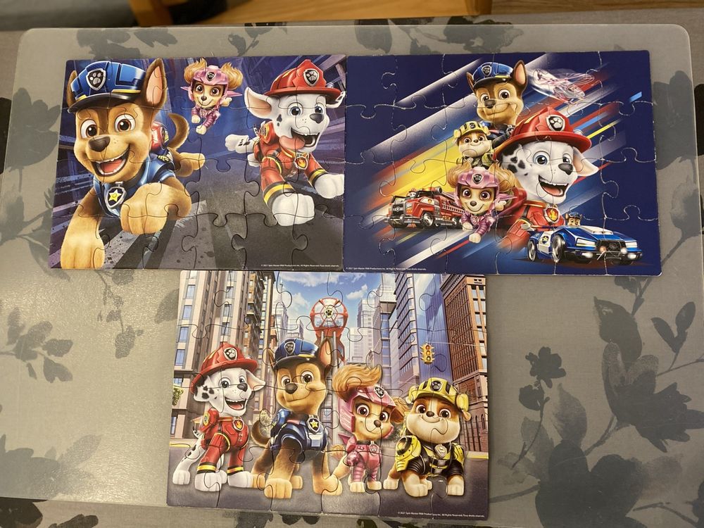 Paw patrol Puzzles x 3 | Kaufen auf Ricardo
