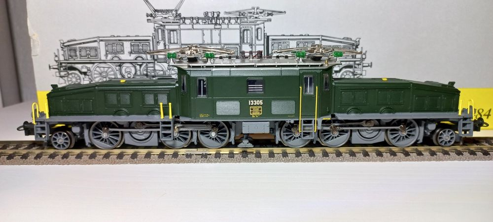 Trix 22584 Krokodil Be 6/8 III 13305 H0 1:87 DC neu (Neu und ...