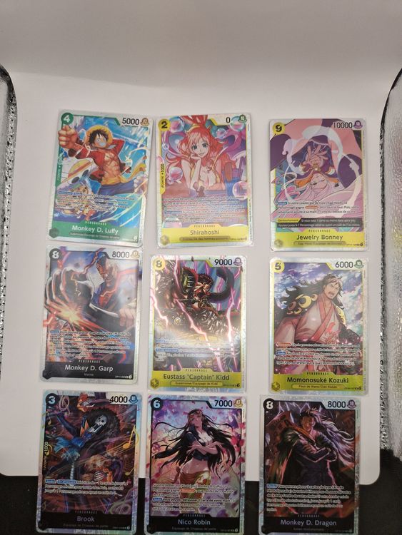 One Piece TCG Lot 7: SR Set (9 Karten) – Französisch(FR) (Gebraucht) in ...