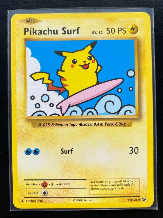 Pikachu Surf 111/108 - XY Evoluzioni | Kaufen auf Ricardo