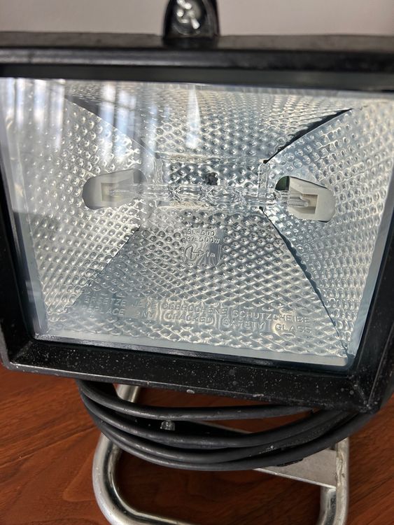 Baustellen Halogen Strahler / Lampe 500W | Kaufen auf Ricardo