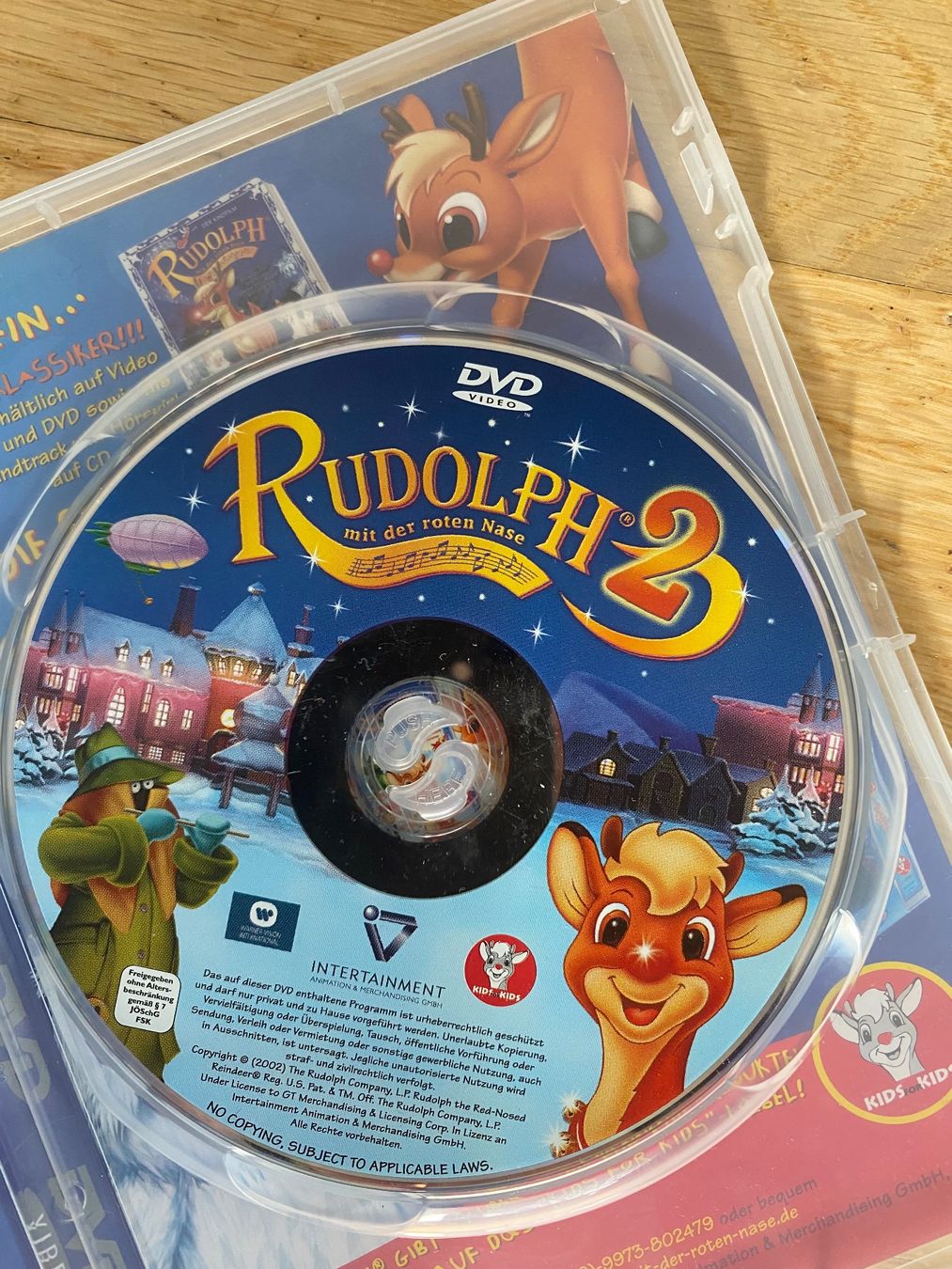 Rudolph mit der roten Nase 2 DVD Weihnachtsfilm für Kinder (Gebraucht ...