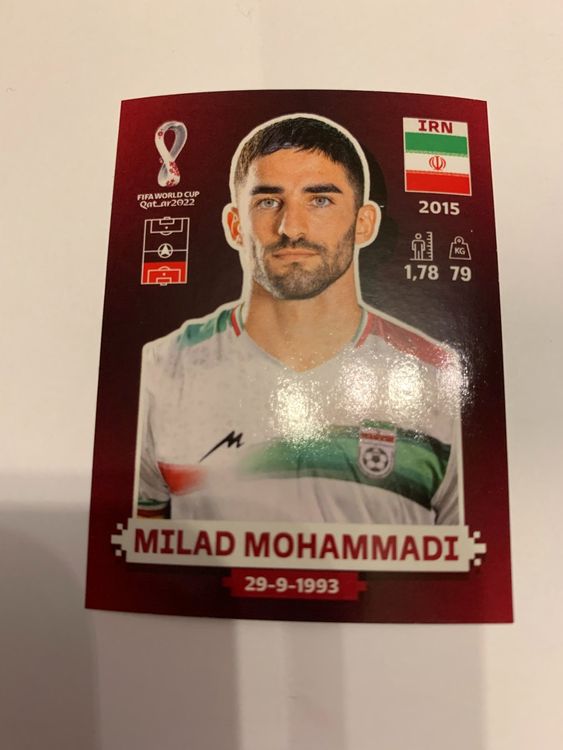Panini WM 2022 Milad Mohammadi IRN 9 (Gebraucht) in Reinach BL für CHF ...
