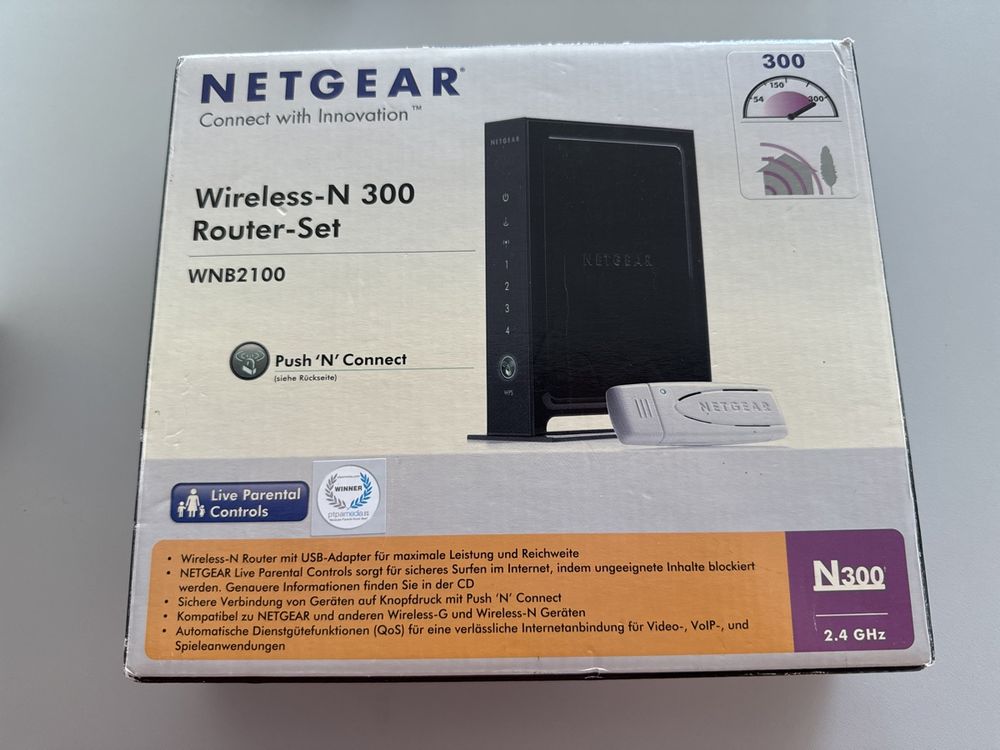 NETGEAR WNB2100 Wireless-N 300 Router (Gebraucht) in Lyss für CHF 1 ...