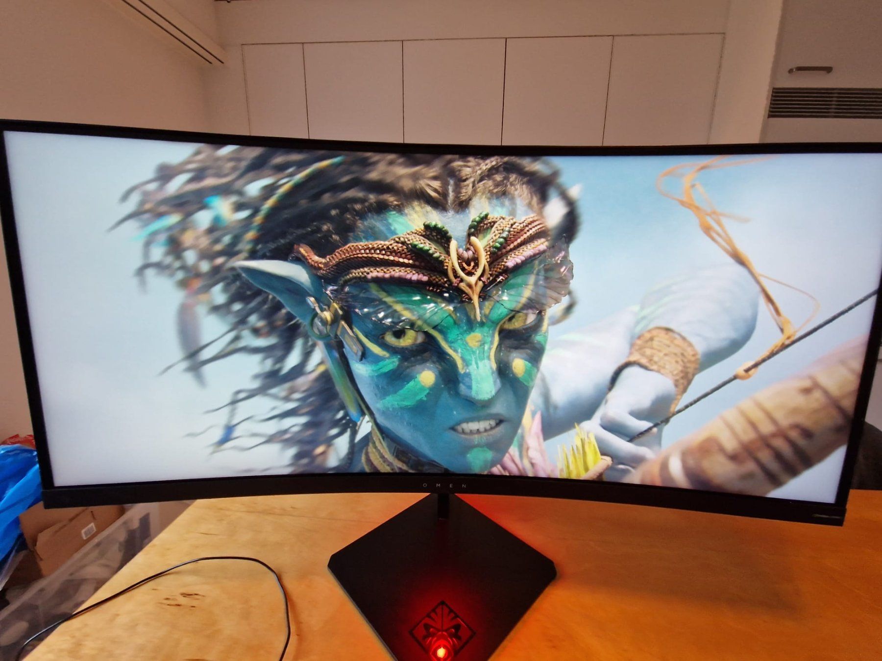 HP OMEN 35 Zoll Gaming Monitor G-SYNC 100Hz 4ms 3440x1440 (Gebraucht ...