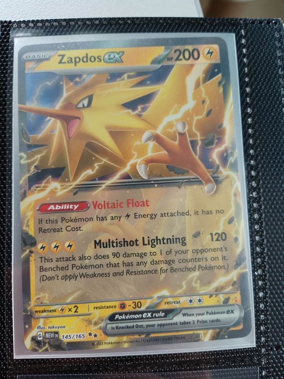 Zapdos ex - Pokemon 151 Mew | Kaufen auf Ricardo