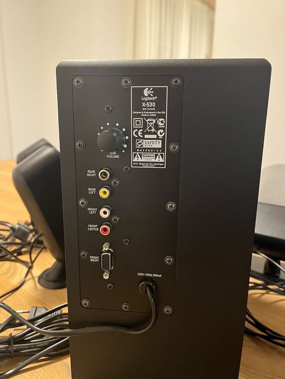 Logitech X-530 5.1 Lautsprechersystem für PC (Gebraucht) in Trogen für ...