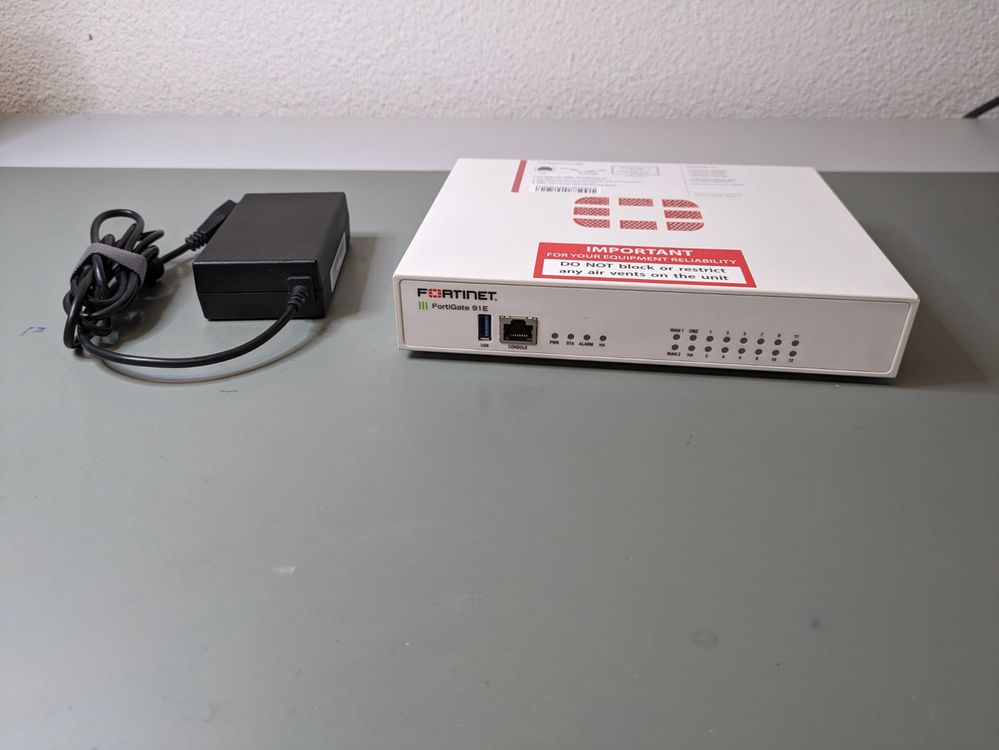 Fortinet Fortigate 91E Firewall (Gebraucht) in Buttisholz für CHF 149 ...