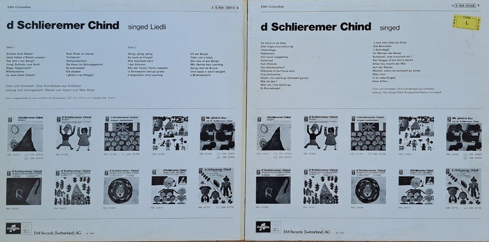 d Schlieremer Chind singed (Gebraucht) in Gysenstein für CHF 14.9 – mit ...