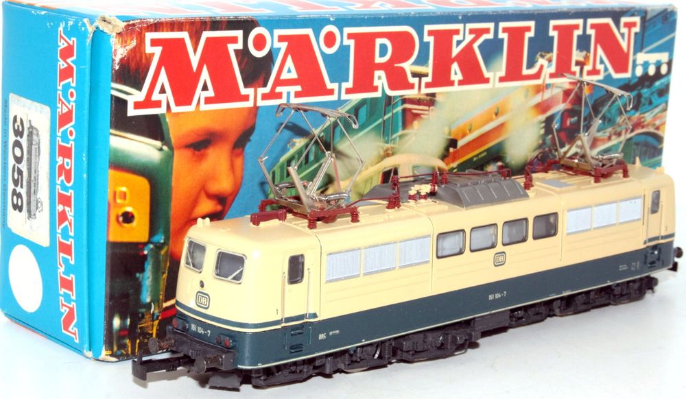 MÄRKLIN LOK DB 3058 BR 151 beige/blau + OVP (Gebraucht) in Allschwil für CHF 85 – mit Lieferung ...