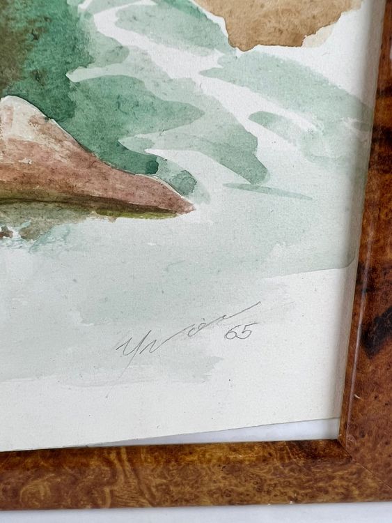 Akt Aquarell Handsigniert | Kaufen auf Ricardo