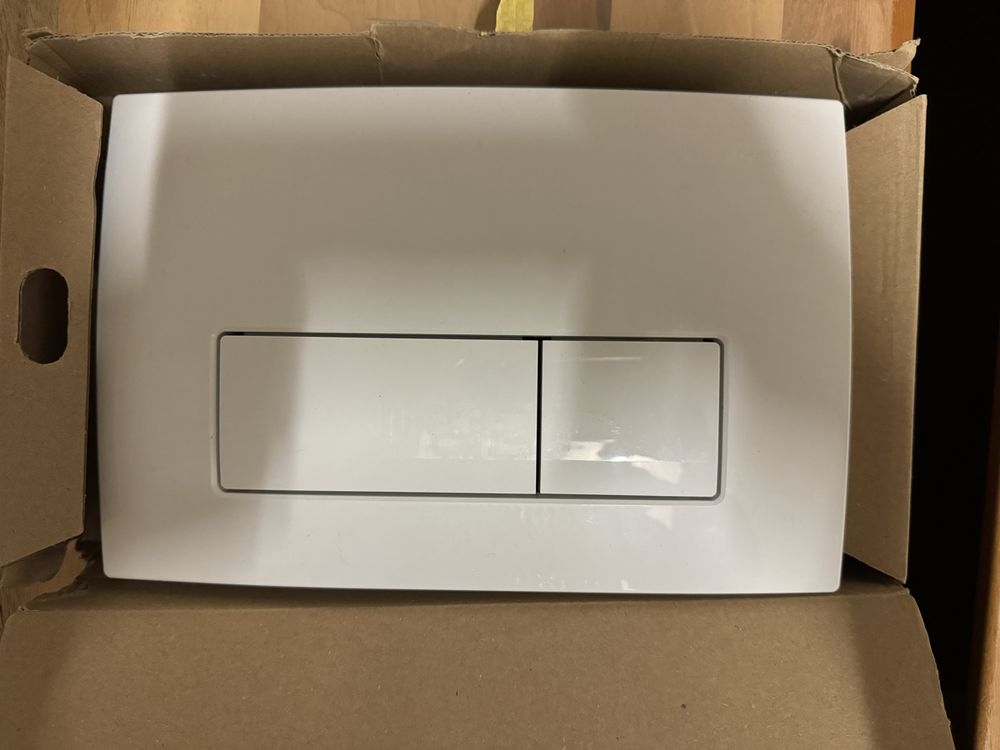 Geberit Delta50 WC Betätigungsplatte Weiss (Neu (gemäss Beschreibung ...