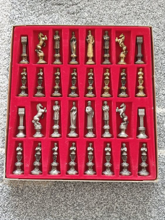 Schachfiguren Schach Figuren Metall (Gebraucht) in Mörschwil für CHF 69 ...