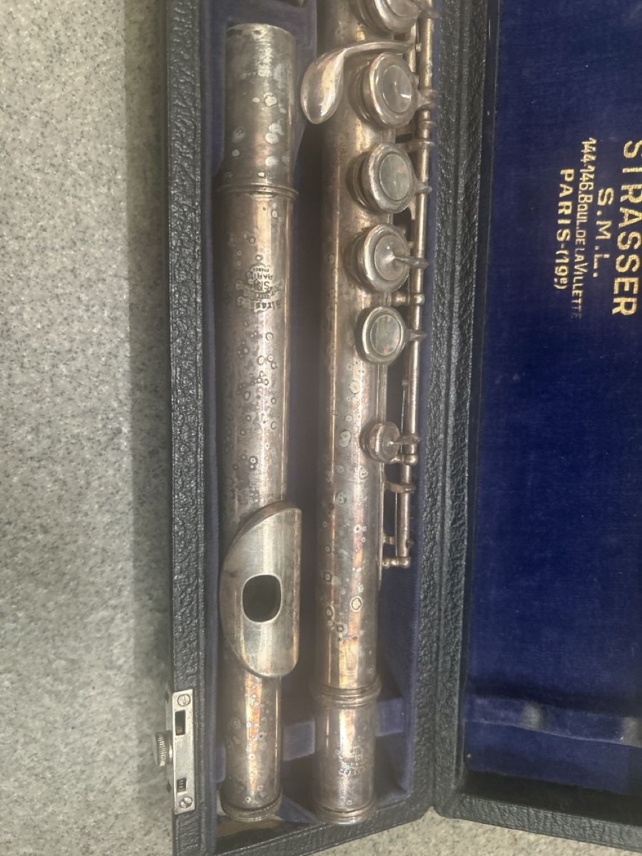 Strasser S.M.L. Flöte, Vintage, Silber, Selten! 🎶 (Gebraucht) in ...