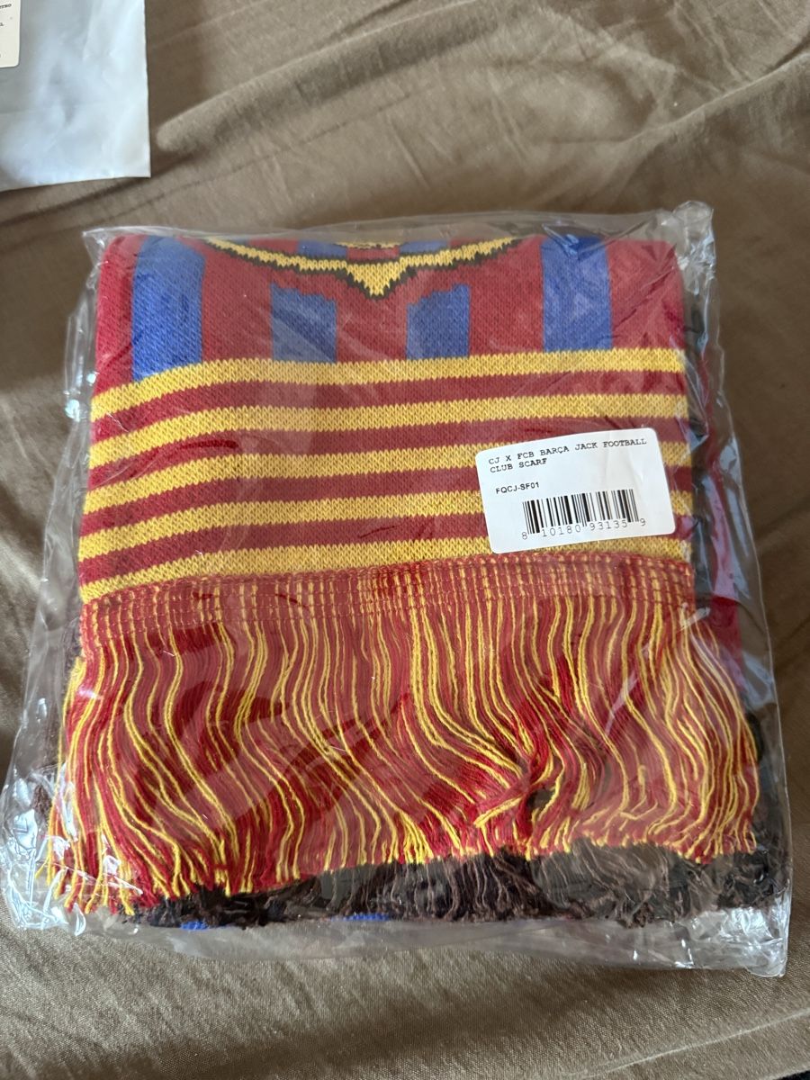 CACTUS JACK X NIKE X FC BARCELONA FOOTBALL CLUB SCARF (Neu und ...