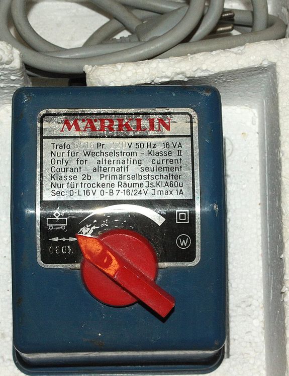 MÄRKLIN Set 2905 / Lok, Wagen, Schienen, Brücke, alter Trafo (Gebraucht ...