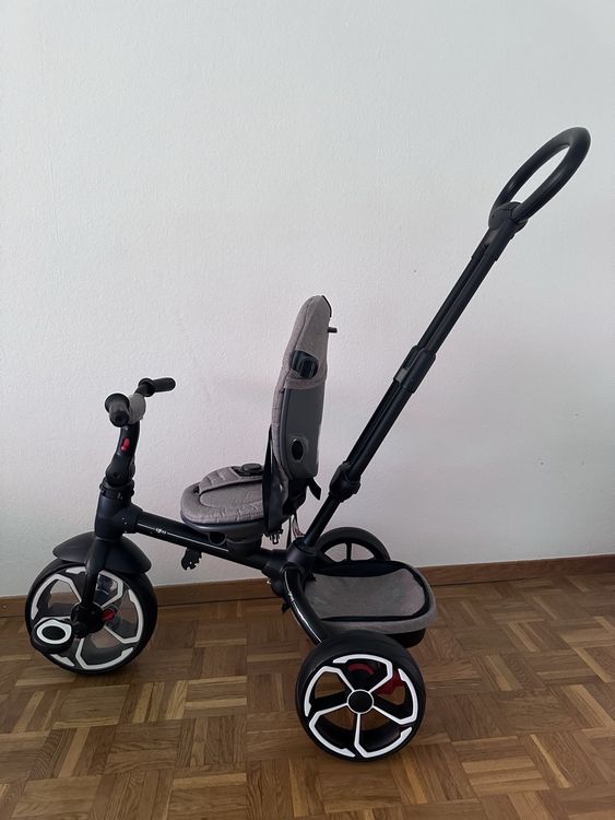 QPlay Dreirad/Velo & Buggy Prime 6-in-1 mit Stange & Verdeck (Neu ...