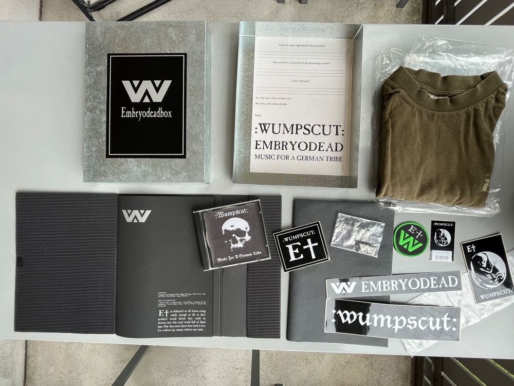 WUMPSCUT - embryodeadbox kompl. & mega RAR Gothic Rammstein (Gebraucht ...