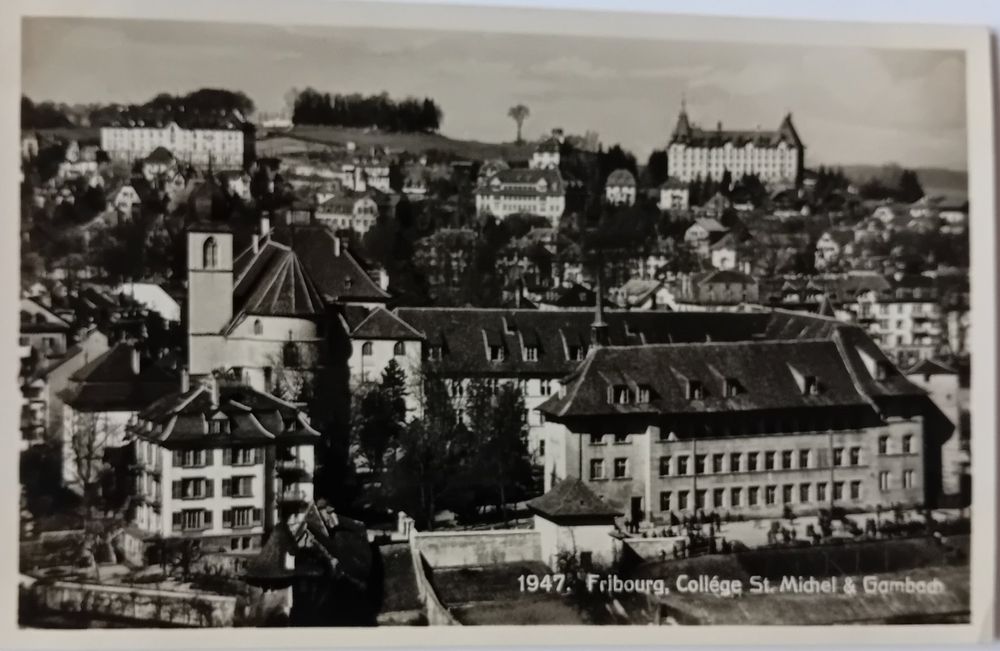 Carte postale Fribourg, Collège St-Michel Gambach Postkarte | Kaufen ...