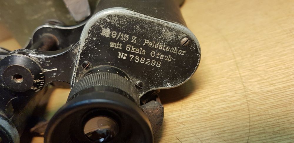 Carl Zeiss- Wien 9/15Z Feldstecher mit Skala, 6 Fach 1915 (Gebraucht ...