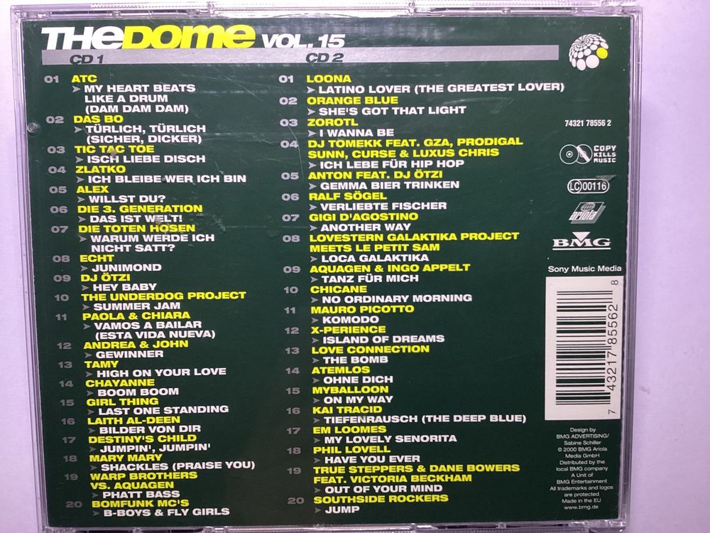 2CD Various – The Dome Vol. 15 | Kaufen auf Ricardo