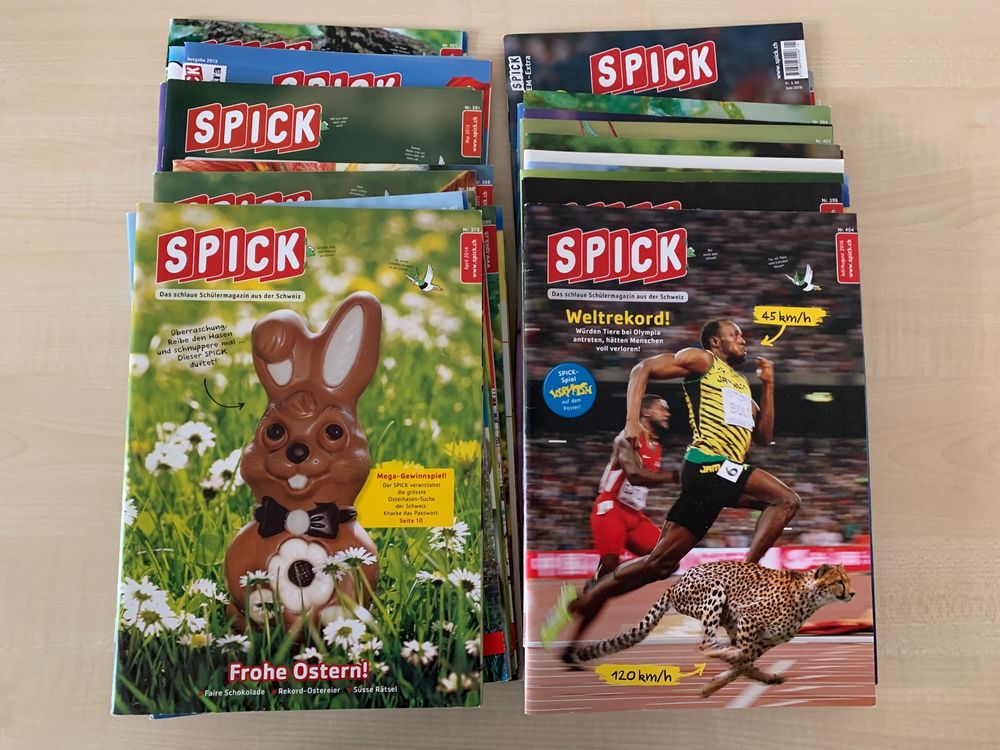 Spick das schlaue Schülermagazin der Schweiz 25 Hefte (Gebraucht) in ...