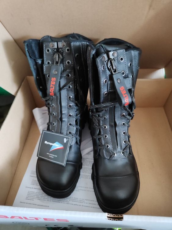 Feuerwehr-Sicherheitsstiefel BALTES ALPHA PRO S3 GR.41 NEU! (Neu und ...