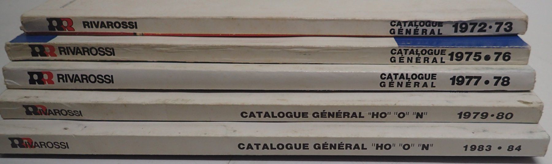 5 Catalogues Rivarossi - Trains HO et N - de 1972 à 1984 (Gebraucht) in ...
