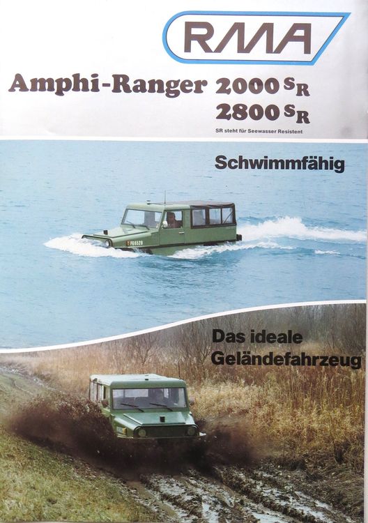 Prospekt RMA Amphi Ranger (Neu (gemäss Beschreibung)) in Ettingen für CHF 4 – mit Lieferung auf ...