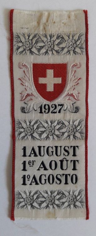 1. August-Abzeichen 1927 | Kaufen auf Ricardo