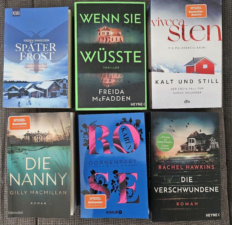 Wunderschne Spannende Bcher Thriller Fotos