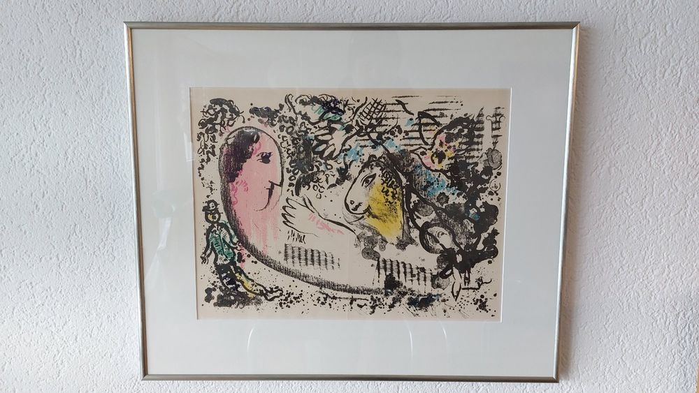 Lithographie Marc Chagall "Träumerei" (Gebraucht) in Oberrieden für CHF 100 – nur Abholung auf ...