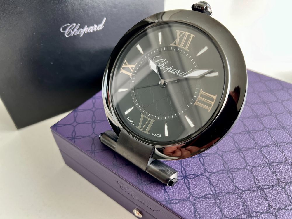 CHOPARD Imperiale Alarm Clock,Full Set,PVD finish, OVP €3000 (Neu und originalverpackt) in Le ...