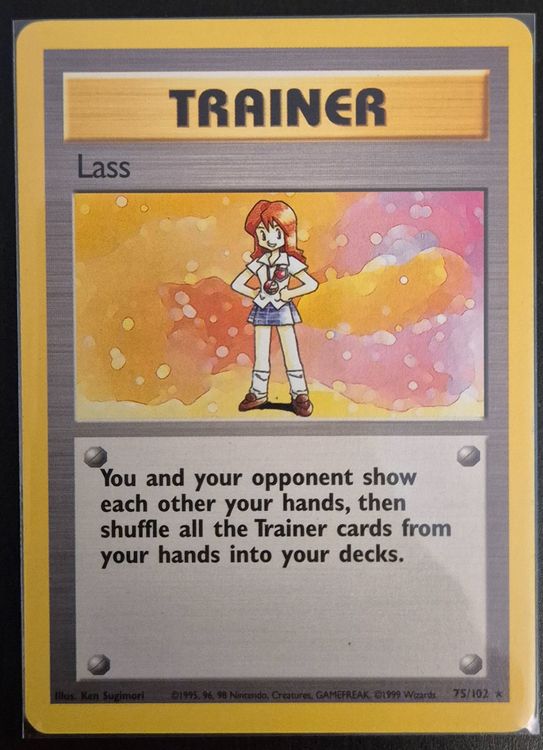 Pokémon Lass Trainer Karte Base Set EN (Gebraucht) in Zofingen für CHF ...