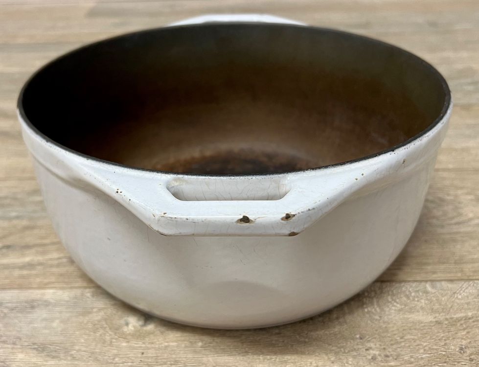 Gusseisen Pfanne Topf mit Deckel Von Roll Emailliert | Kaufen auf Ricardo