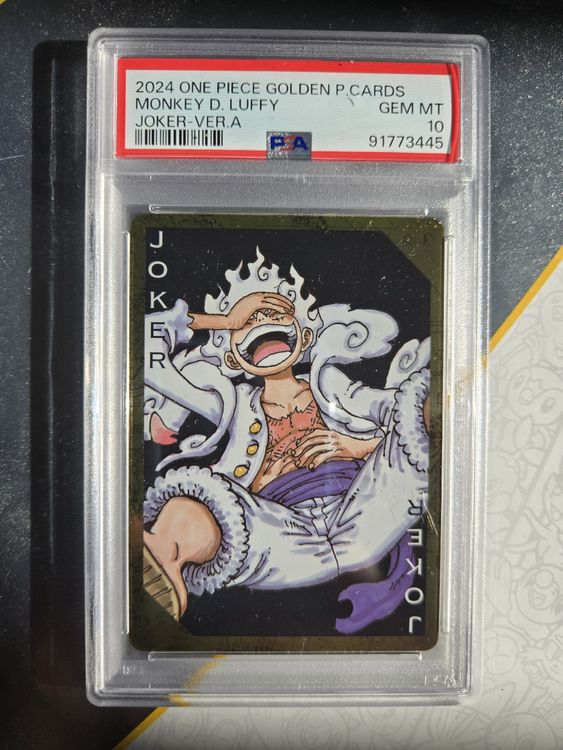 One Piece Monkey D. Luffy Ruffy Joker Golden cards PSA 10 | Acheter sur ...