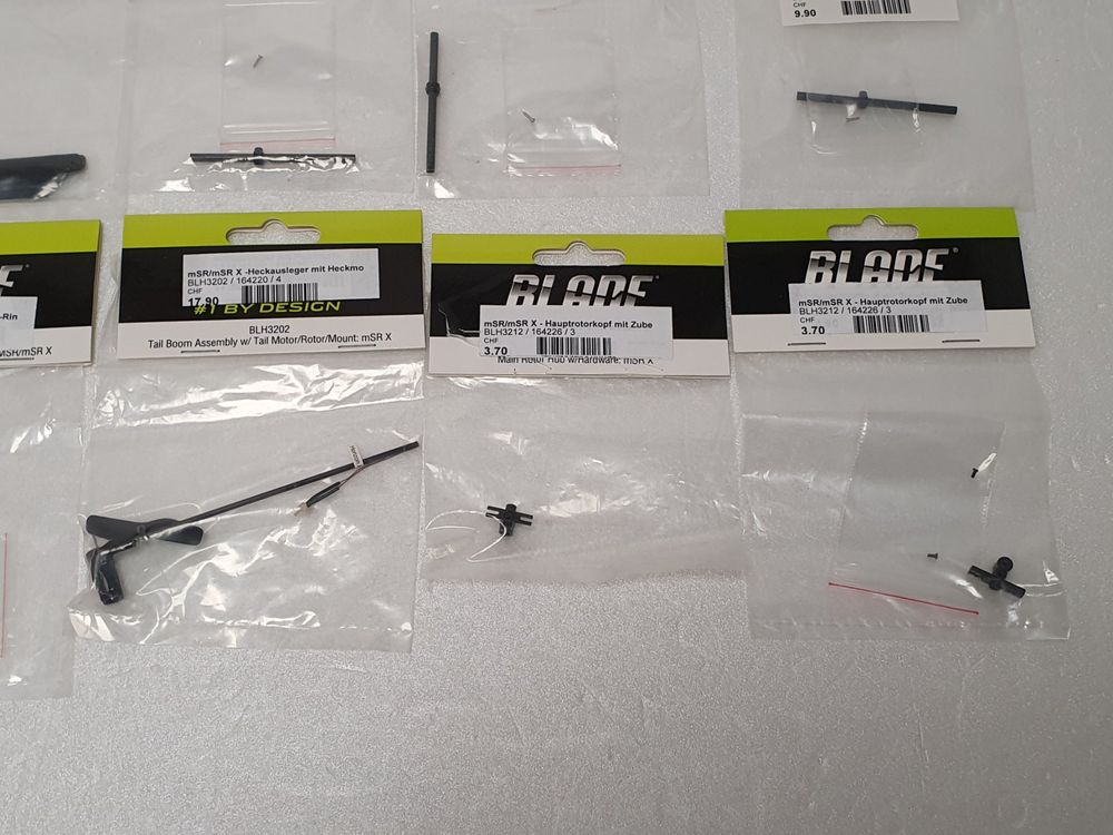 Heli Blade mSR / mSR X Ersatzteile Mix Nr. 1 12-teilig (Neu und ...