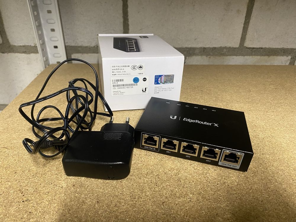 Ubiquiti EdgeRouter X (ER-X) Router - Wie Neu! Top! (Neu (gemäss ...